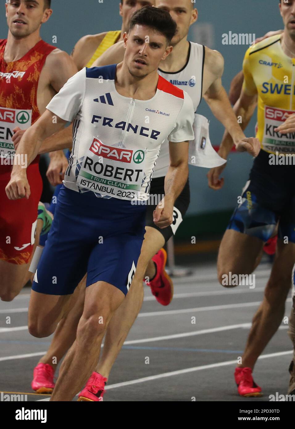 Benjamin ROBERT of France 800m Men Final during the European Athletics ...
