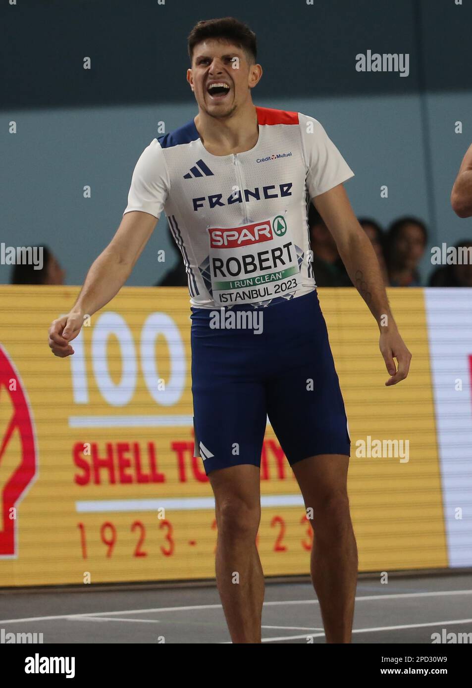 Benjamin ROBERT of France 800m Men Final during the European Athletics ...