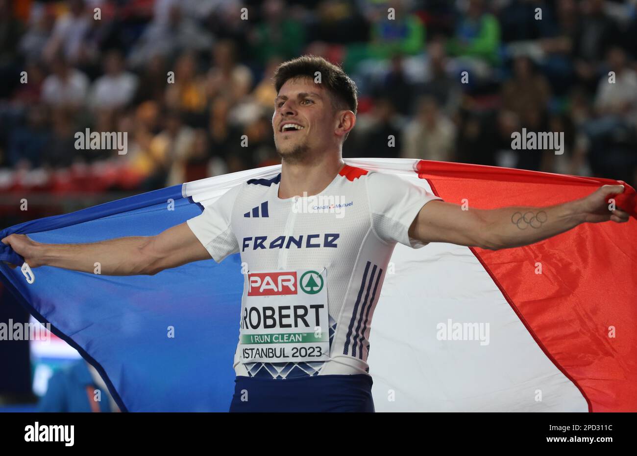 Benjamin ROBERT of France 800m Men Final during the European Athletics ...