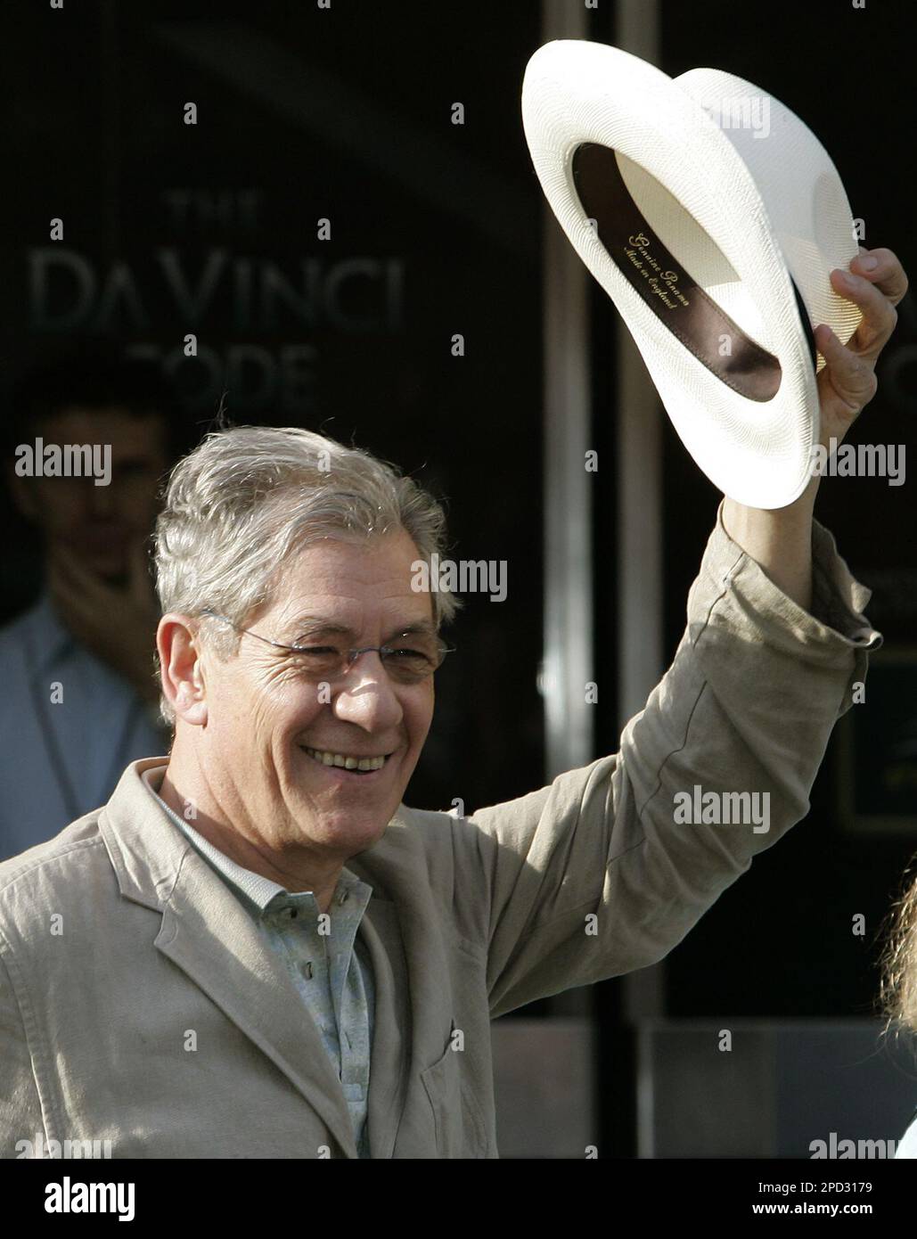 English actor Ian McKellen, who stars in the new film "The Da Vinci ...