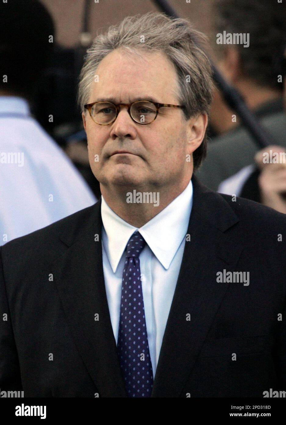 Defense attorney George "Mac" Secrest arrives at the courthouse for ...