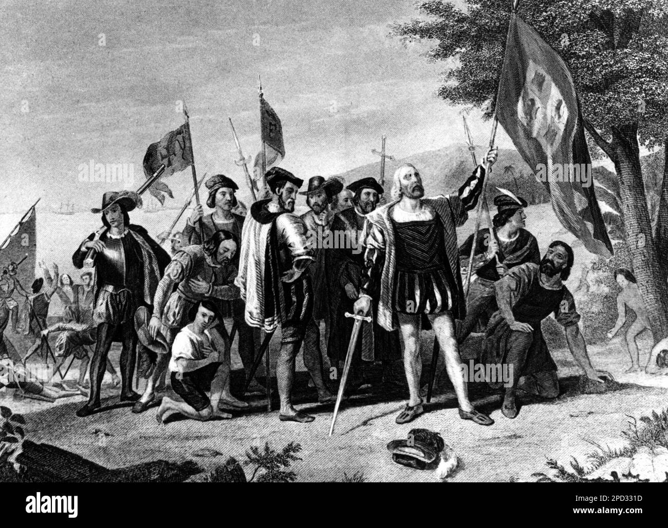 ** ARCHIV ** Ein undatiertes Gemaelde zeigt den Seefahrer Christoph ...