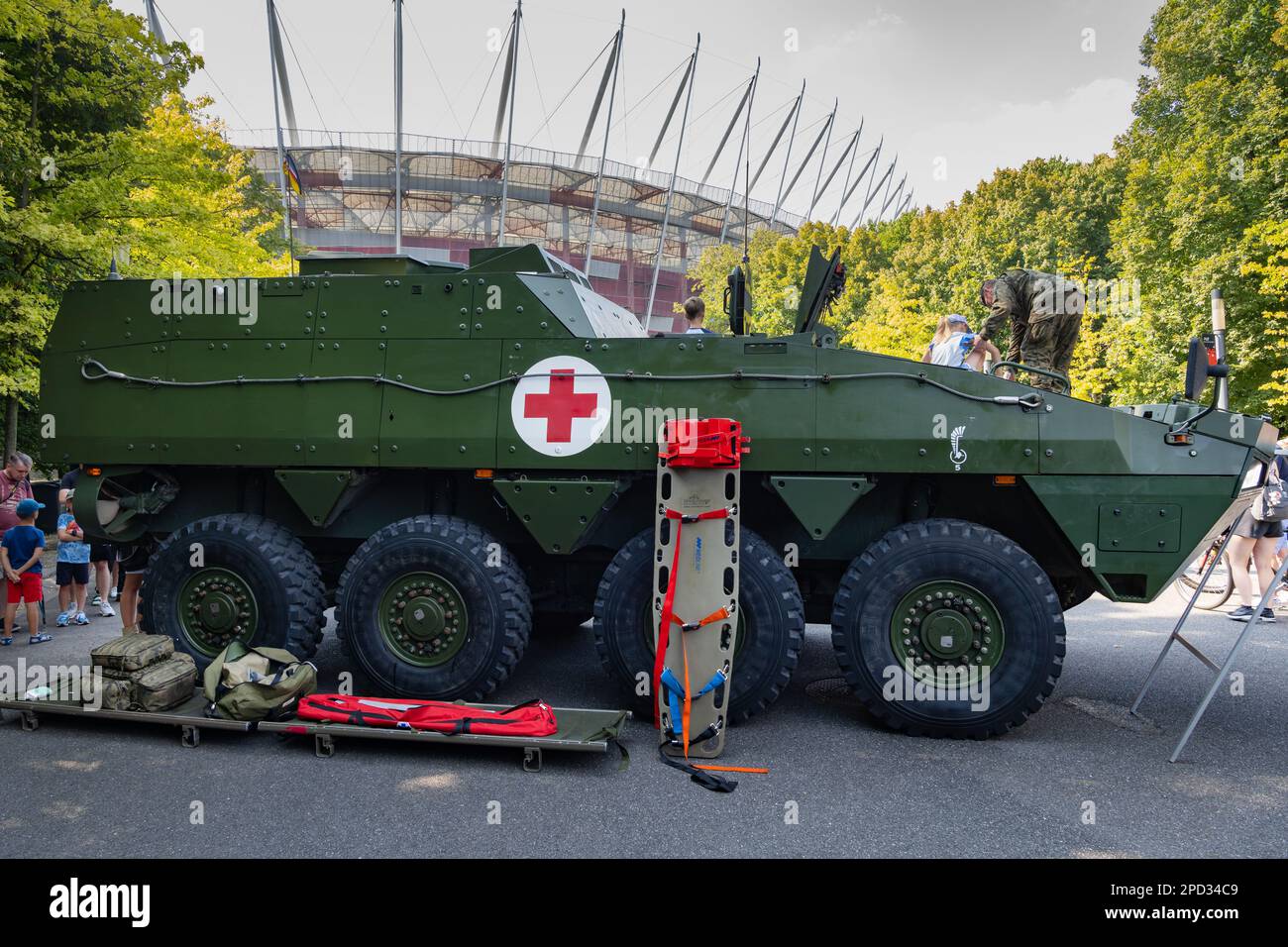 Warsaw, Poland - August 14, 2022 - Rosomak WEM Medical Evacuation ...