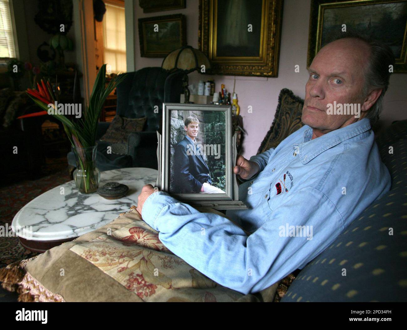 James Gahan is photographed Saturday, May 13th, 2006, at his home in ...