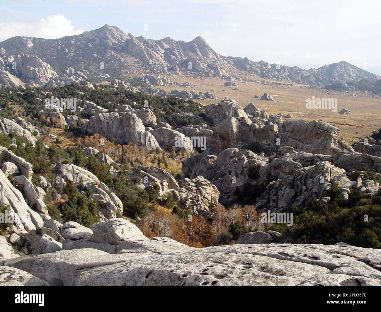 This undated image provided by the City of Rocks National Reserve shows ...