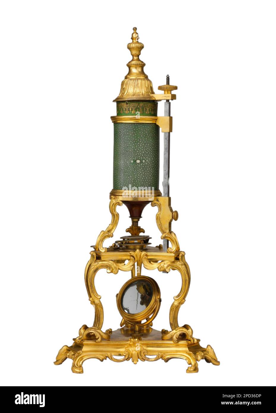 Microscope Optical elements by Claude Simeon Passemant ca. 1750 Stock ...