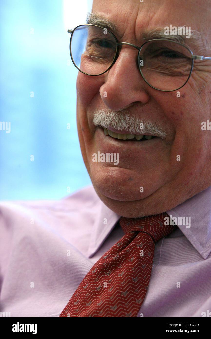 ** ADVANCE FOR WEEKEND EDITIONS, MAY 18-21 **Author Roger Angell smiles ...