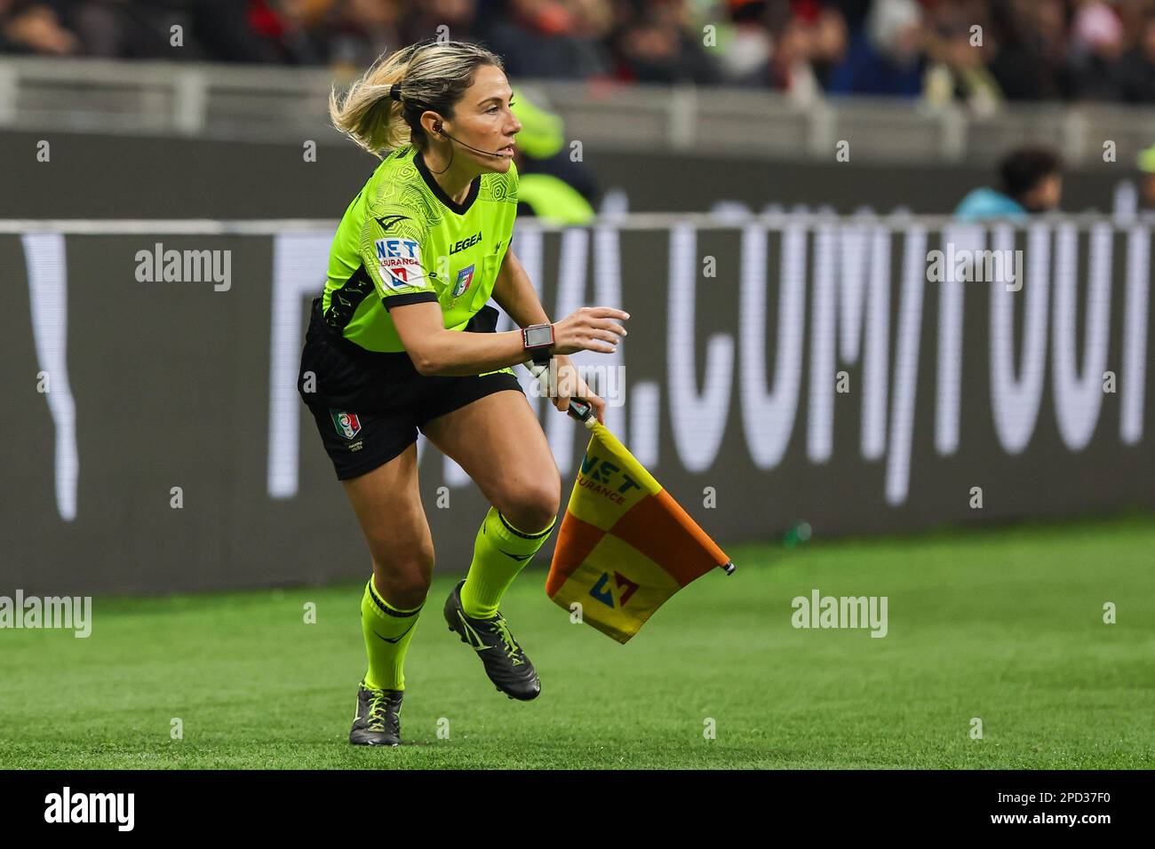 Francesca Di Monte assistant line referee during Serie A 2022/23 ...