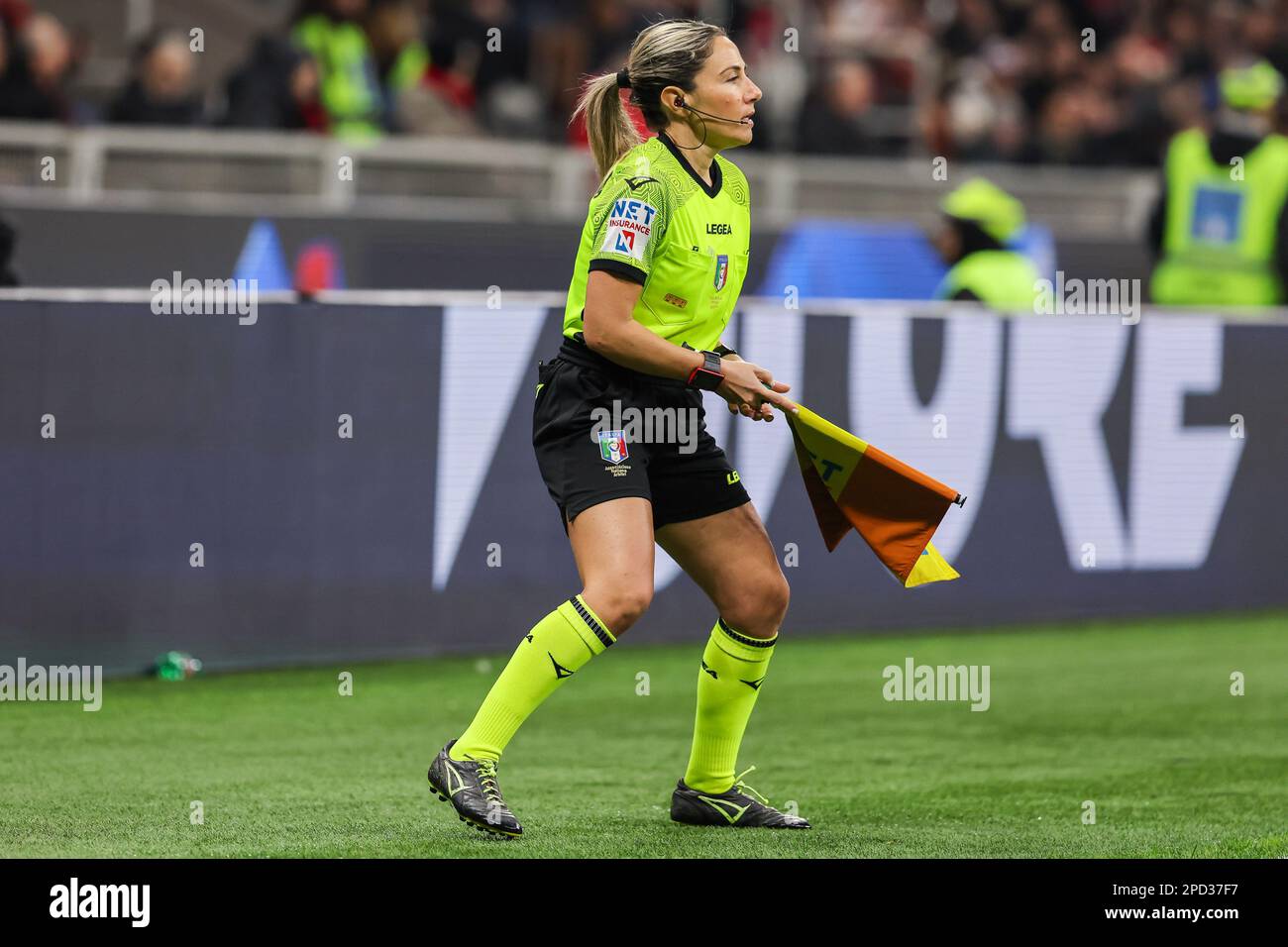 Francesca Di Monte assistant line referee during Serie A 2022/23 ...