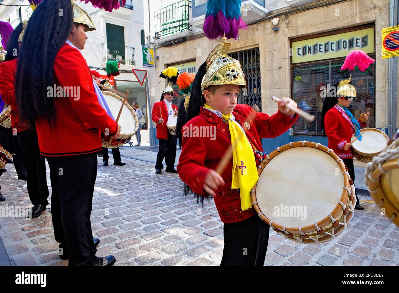 Judios colinegros (Black-tailed Jews). Holy Week procession.Baena ...