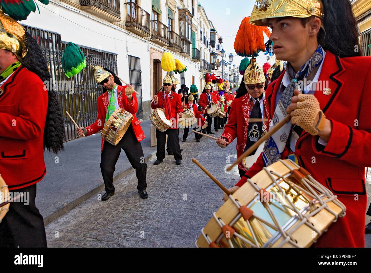 Judios colinegros (Black-tailed Jews). Holy Week procession.Baena ...