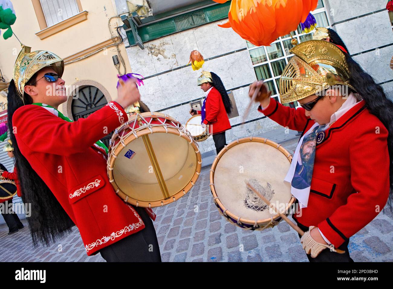 Judios colinegros (Black-tailed Jews). Holy Week procession.Baena ...