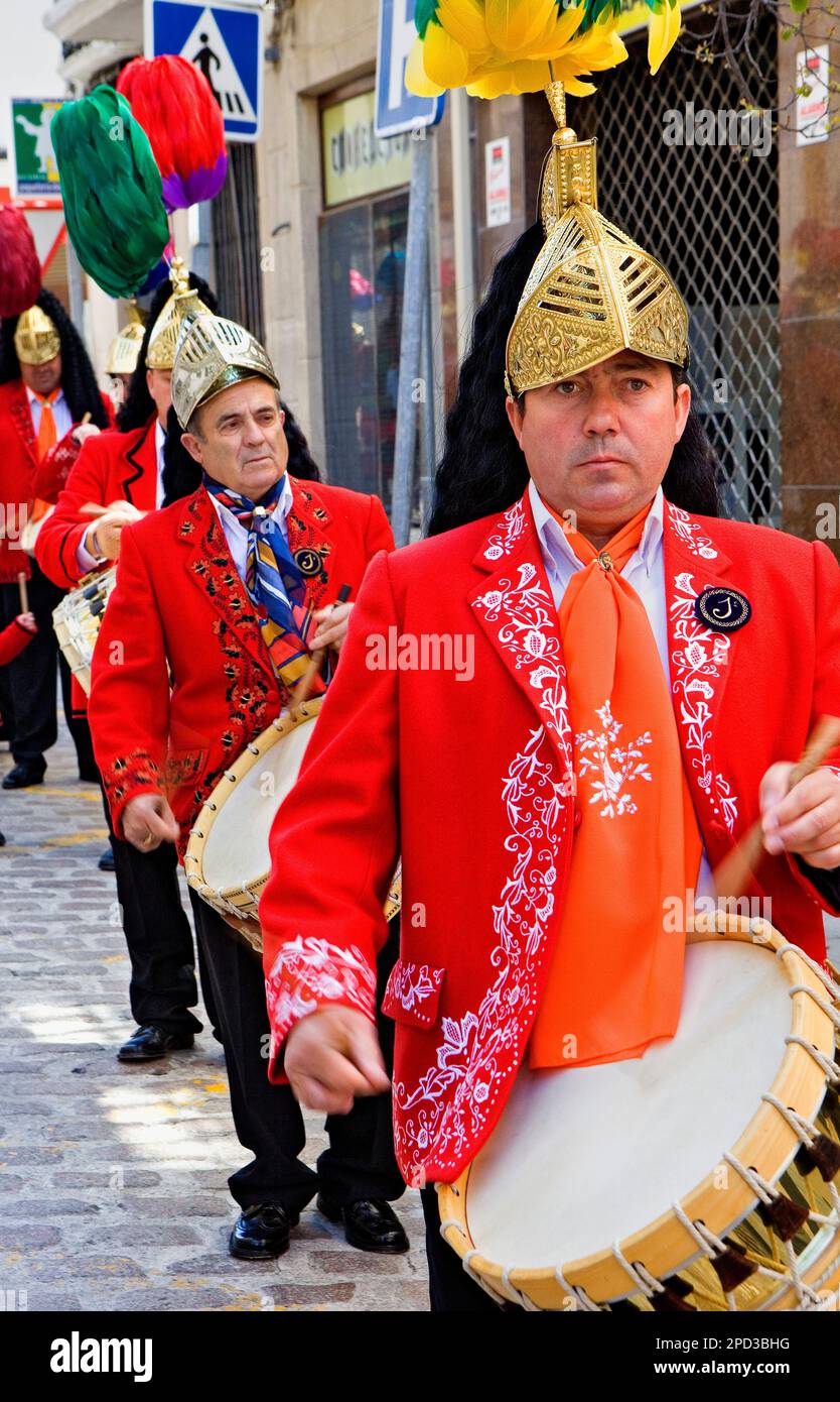 Judios colinegros (Black-tailed Jews). Holy Week procession.Baena ...