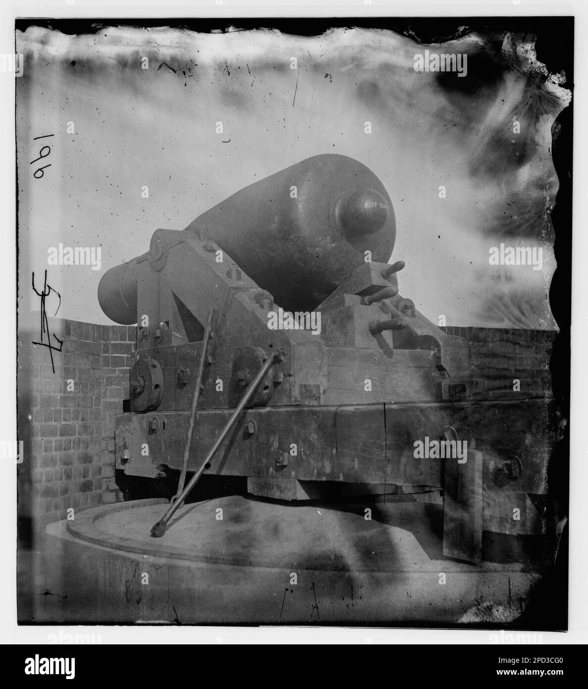 Fort Pulaski, Georgia. The "Jeff Davis" gun. Civil war photographs ...