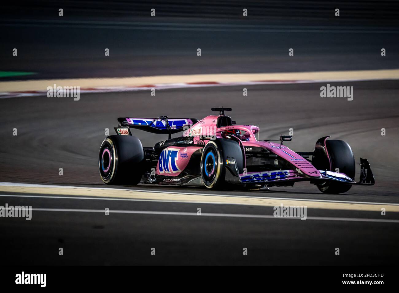 BAHRAIN INTERNATIONAL CIRCUIT, BAHRAIN - MARCH 05: Esteban Ocon, Alpine ...