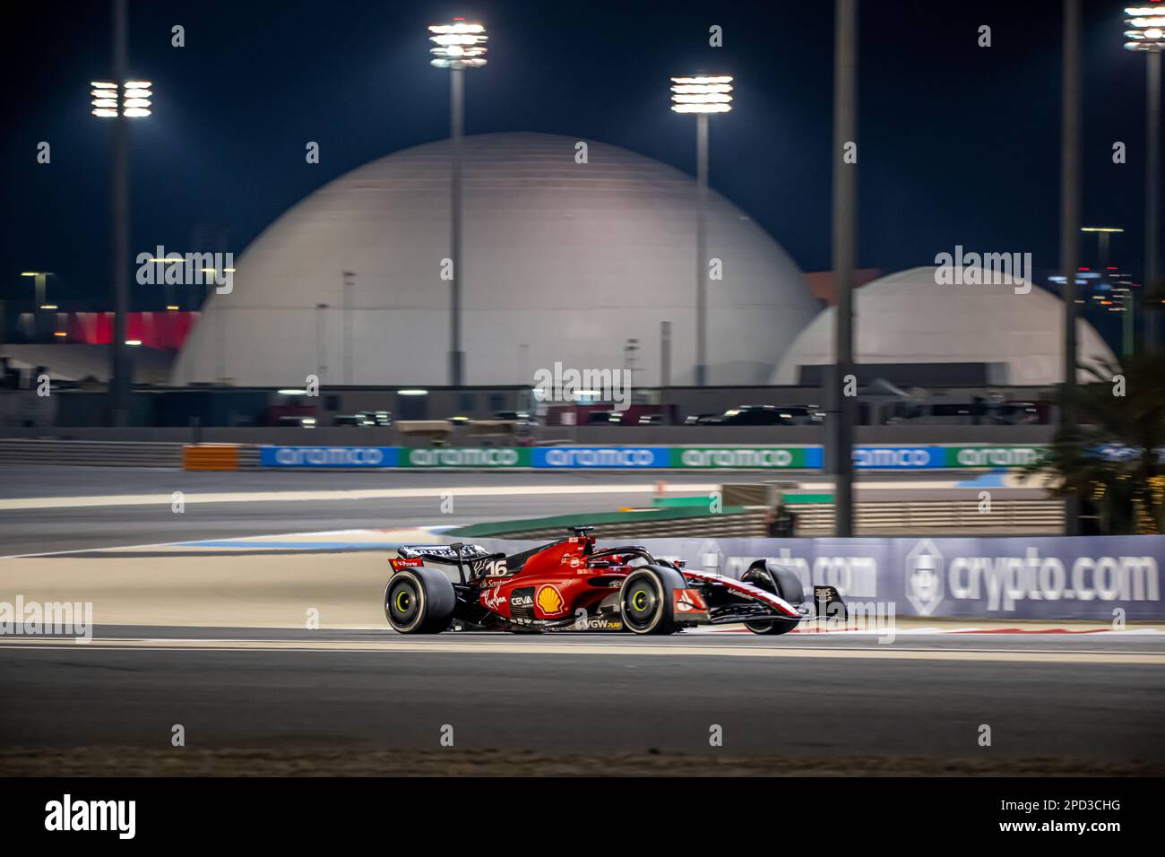 BAHRAIN INTERNATIONAL CIRCUIT, BAHRAIN - MARCH 05: Charles Leclerc ...