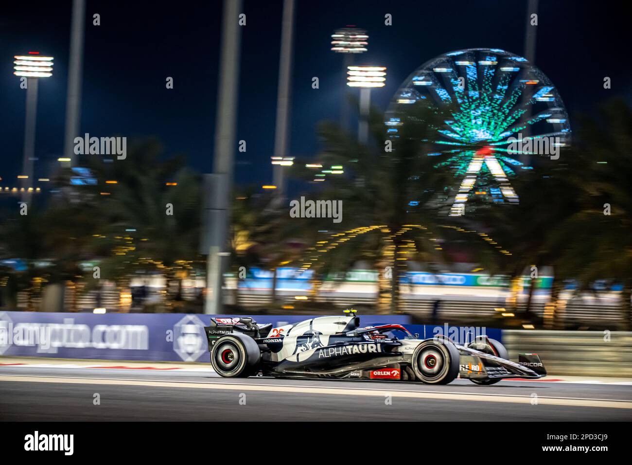 BAHRAIN INTERNATIONAL CIRCUIT, BAHRAIN - MARCH 05: Yuki Tsunoda, AlphaTauri AT04 during the ...