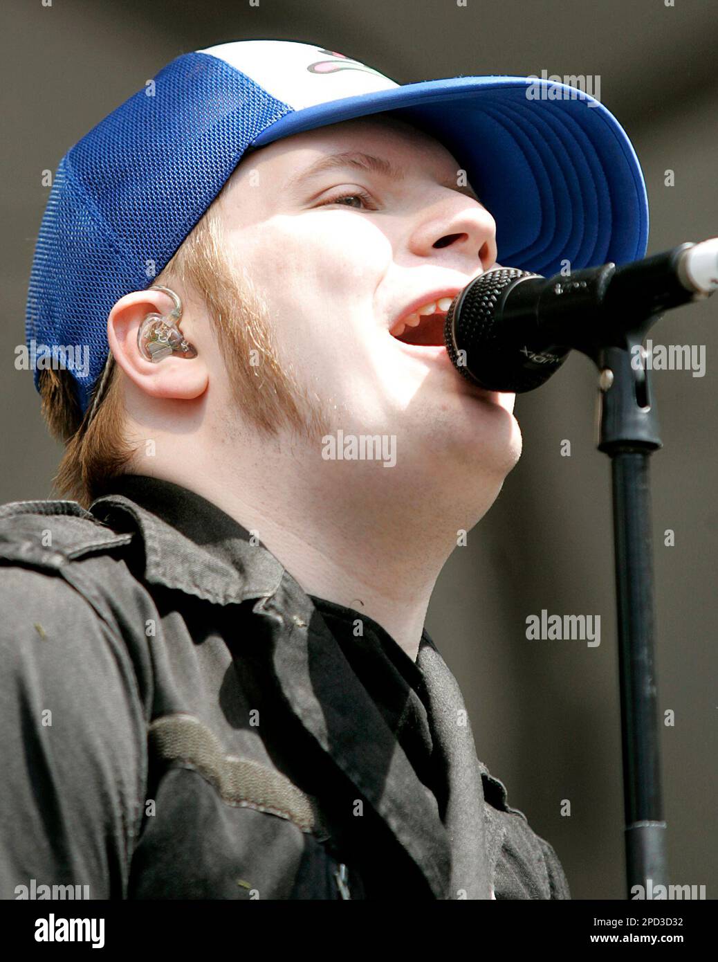 Fall Out Boy lead singer Patrick Stump sings for the crowd on Saturday ...