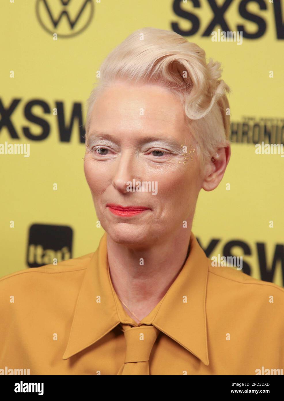 Tilda Swinton arrives for the world premiere of "Problemista"during the ...