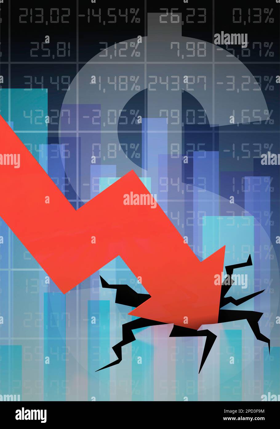 Stock market crash graph hi-res stock photography and images - Alamy