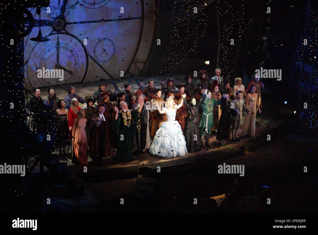 Cast Opening night of the Broadway musical 'Wicked' at the Capitol ...