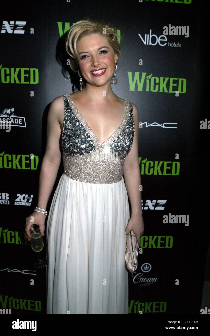 Lucy Durack (Glinda the Good Witch) Opening night of the Broadway ...