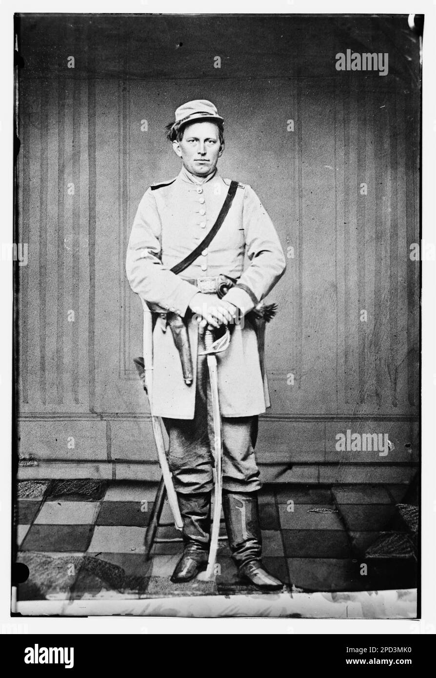 Captain James S. West, C.S.A. (Cavalry). Civil war photographs, 1861 ...