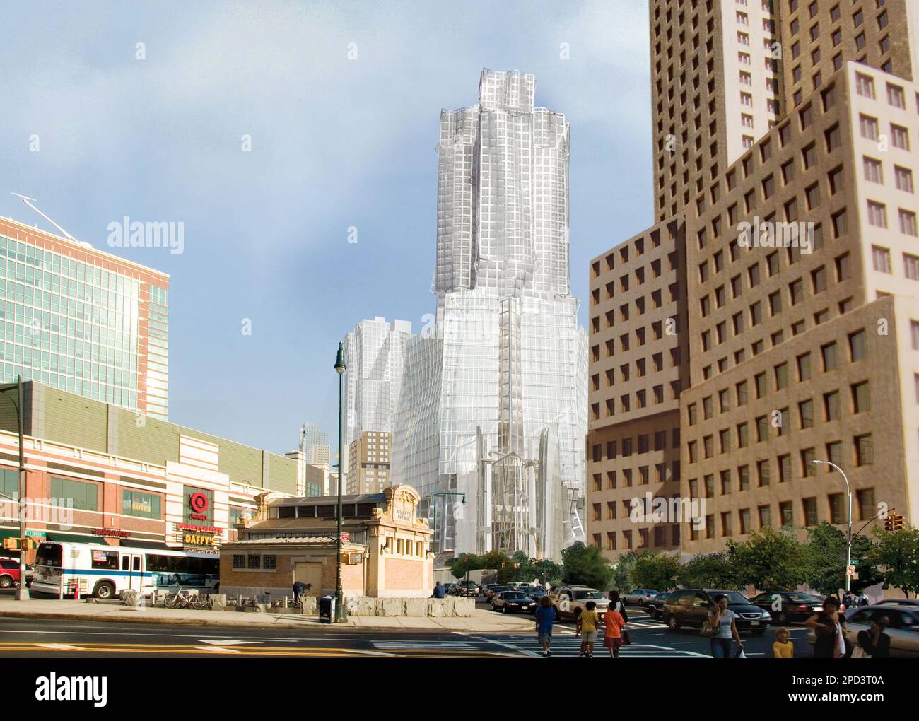 This is a computer-generated architectural rendering provided by Gehry ...
