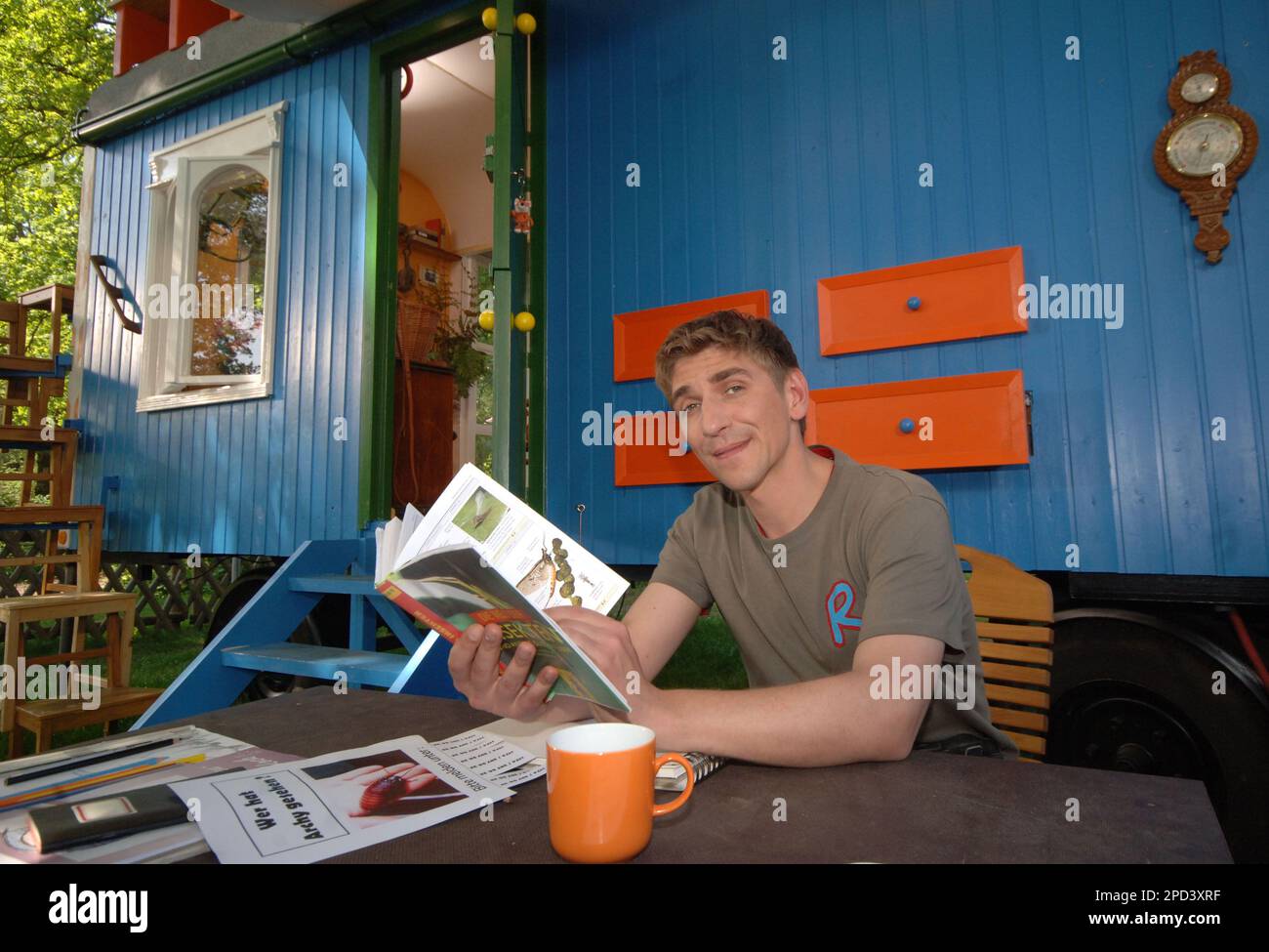 Der neue Hauptdarsteller der ZDF-Kindersendung "Loewenzahn", Fritz ...