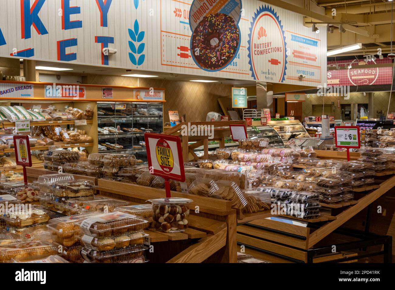 Weis supermarket in Bucks County offers a full range of baked goods ...