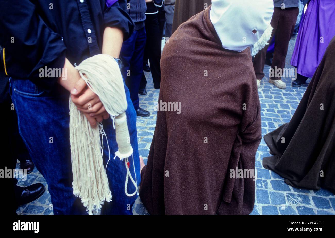 `Picao´(penitent) and skein for flagellate.´Los Picaos´,Holy Week ...