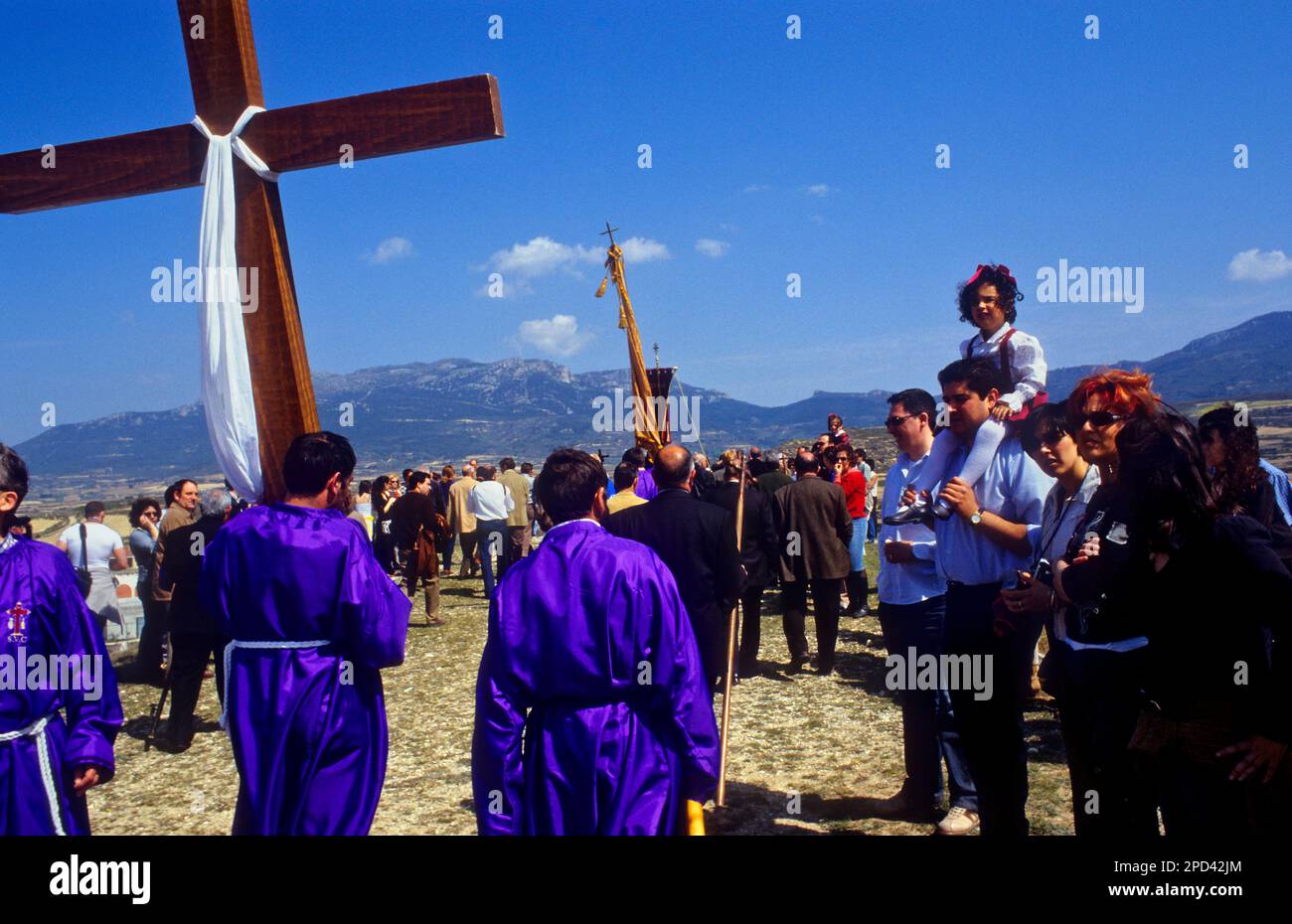 ´Los Picaos´,Holy Week procession. Cofradia de la Santa Vera Cruz de ...