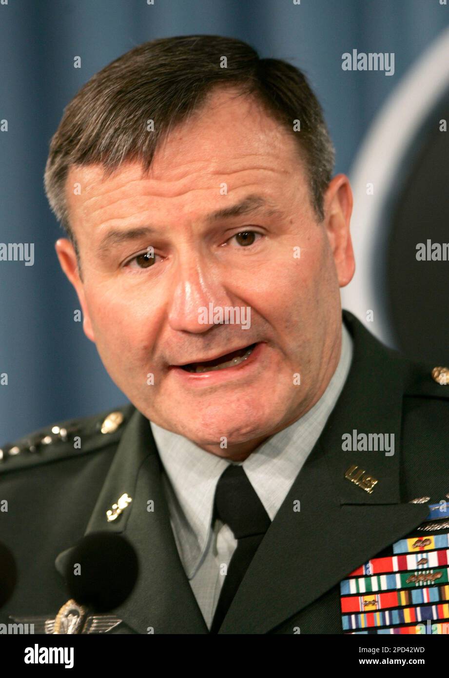 Lt. Gen. Karl Eikenberry, commander of U.S. Forces in Afghanistan ...