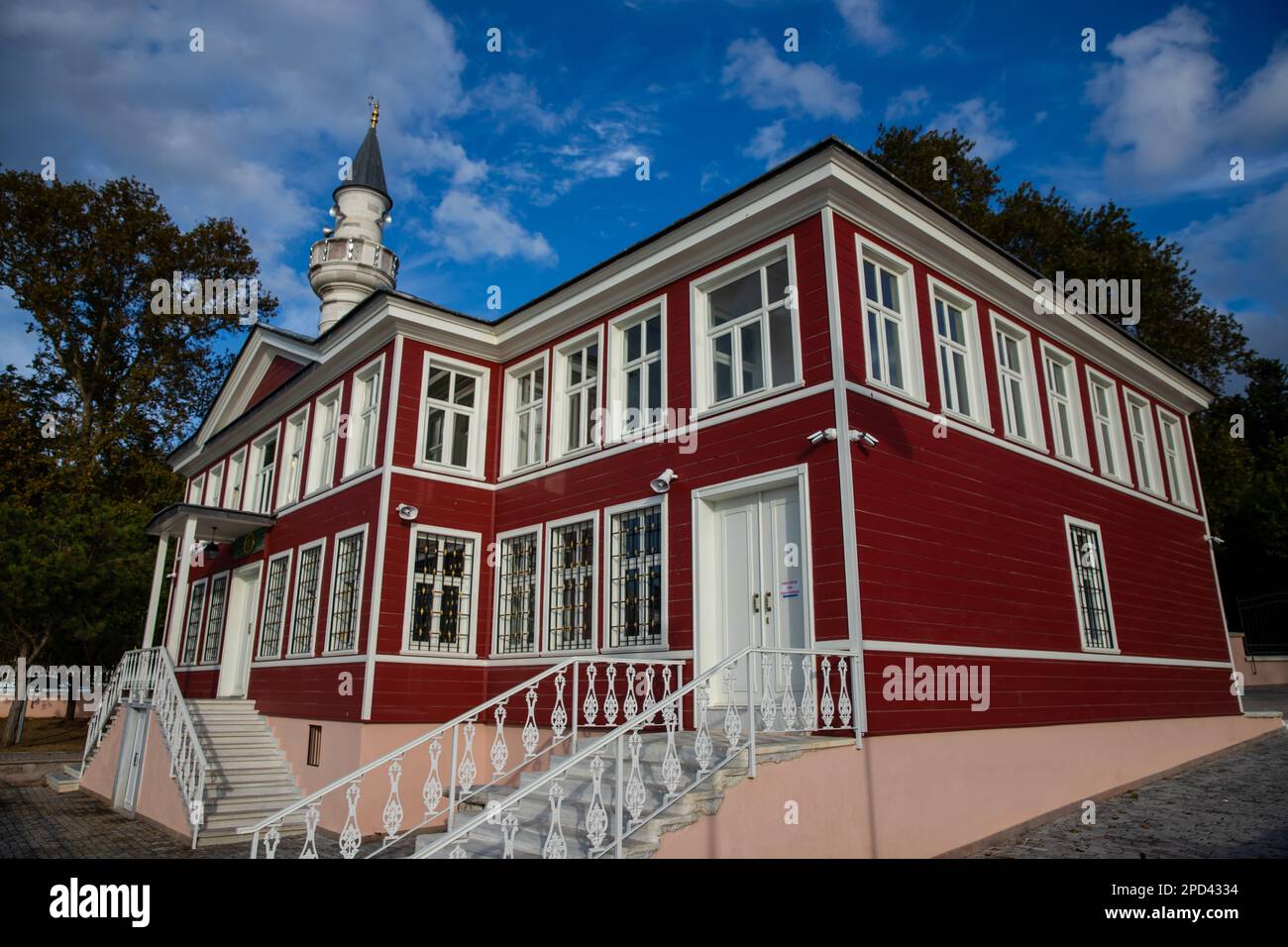 The Kaymak Moustafa Pasha Mosque in Kuleli neighborhood in Uskudar ...