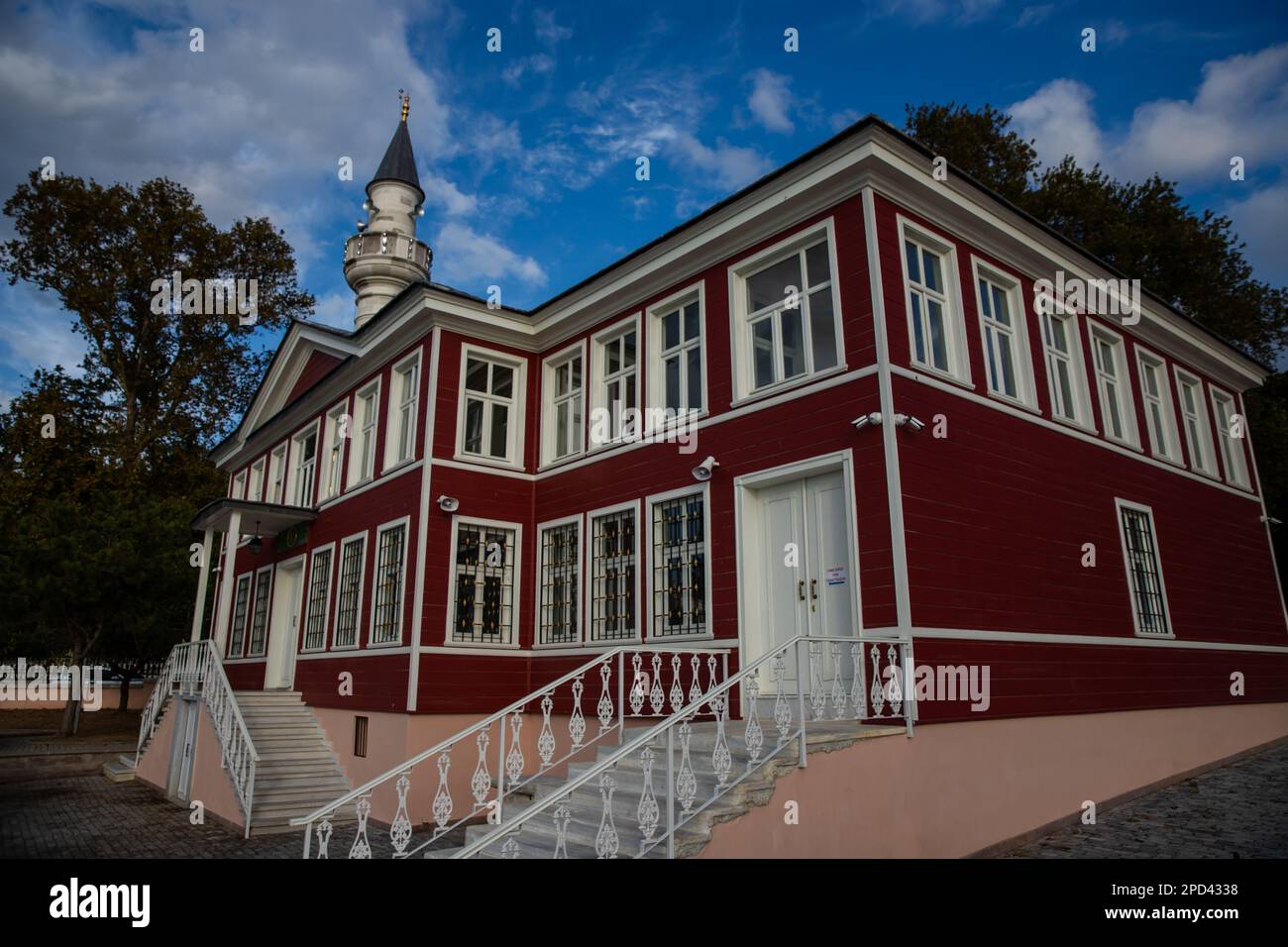 The Kaymak Moustafa Pasha Mosque in Kuleli neighborhood in Uskudar ...