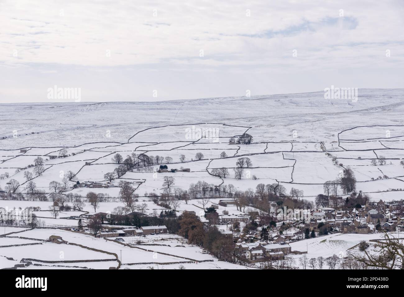 Swaledale reeth winter hi-res stock photography and images - Alamy