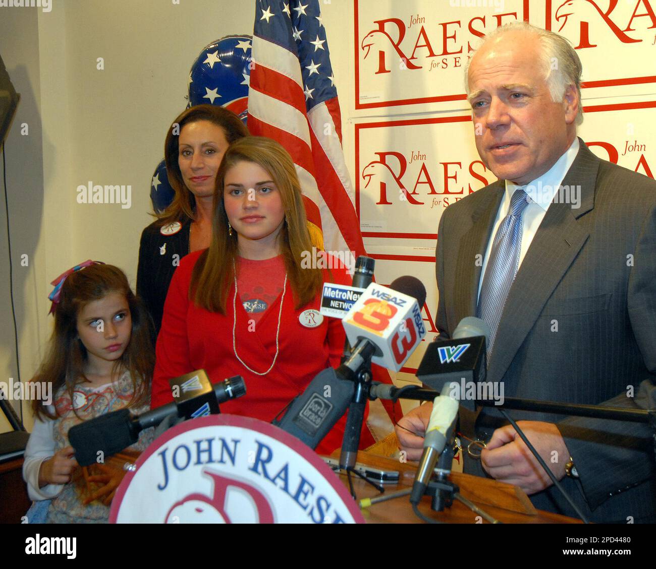 Republican Senatorial candidate John Raese makes his acceptance speech ...
