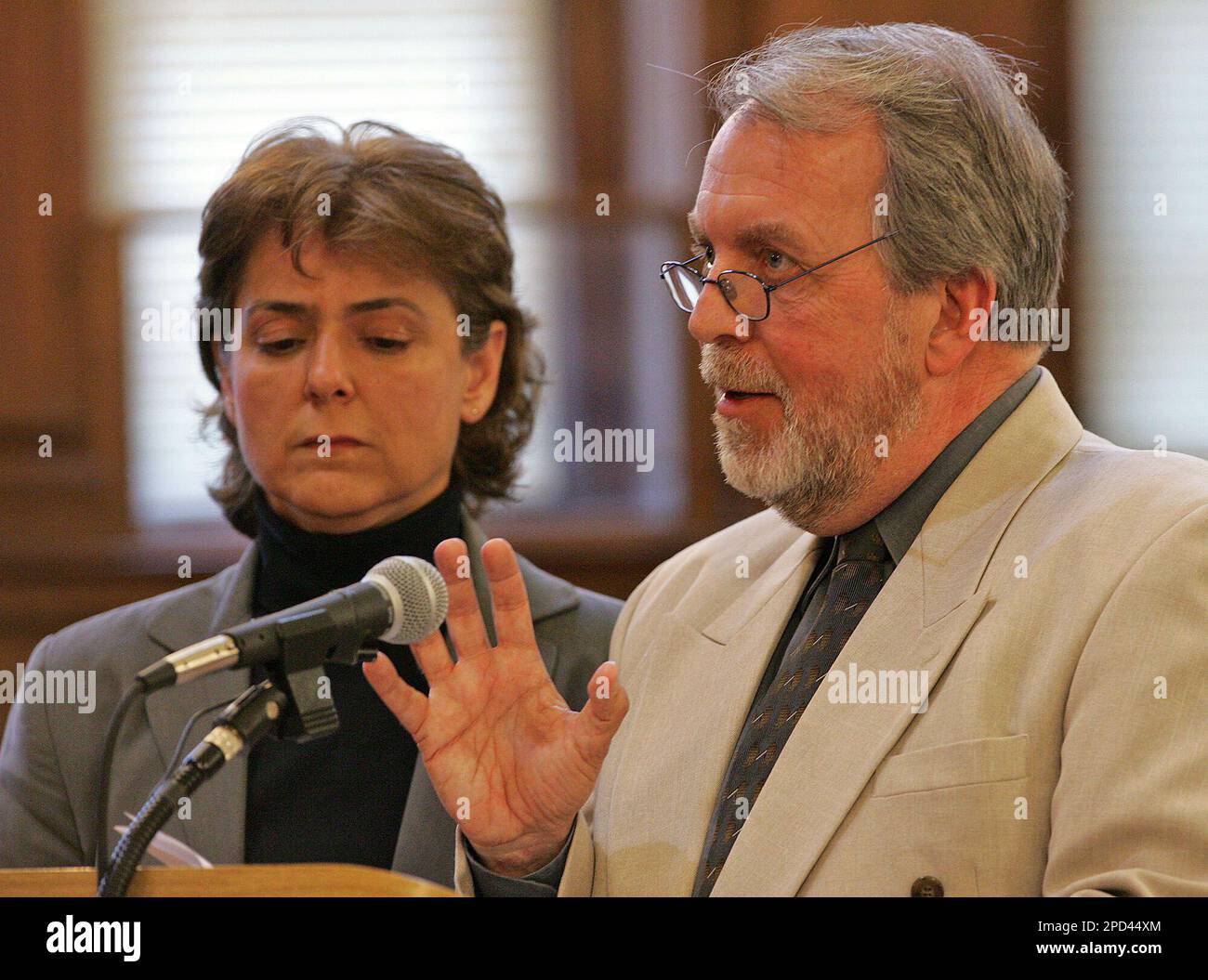 Joanne O'Neill, left, and Dave Kane, parents of Nicholas O'Neill, 18 ...