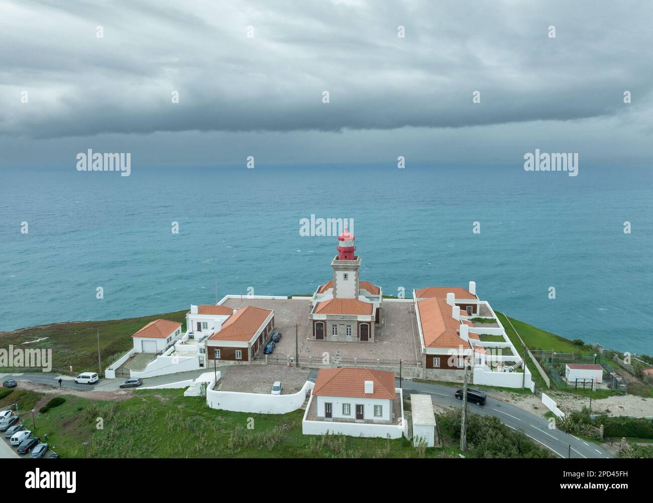 Cabo Da Roca Lighthouse. The Westernmost Point of Continental Europe ...