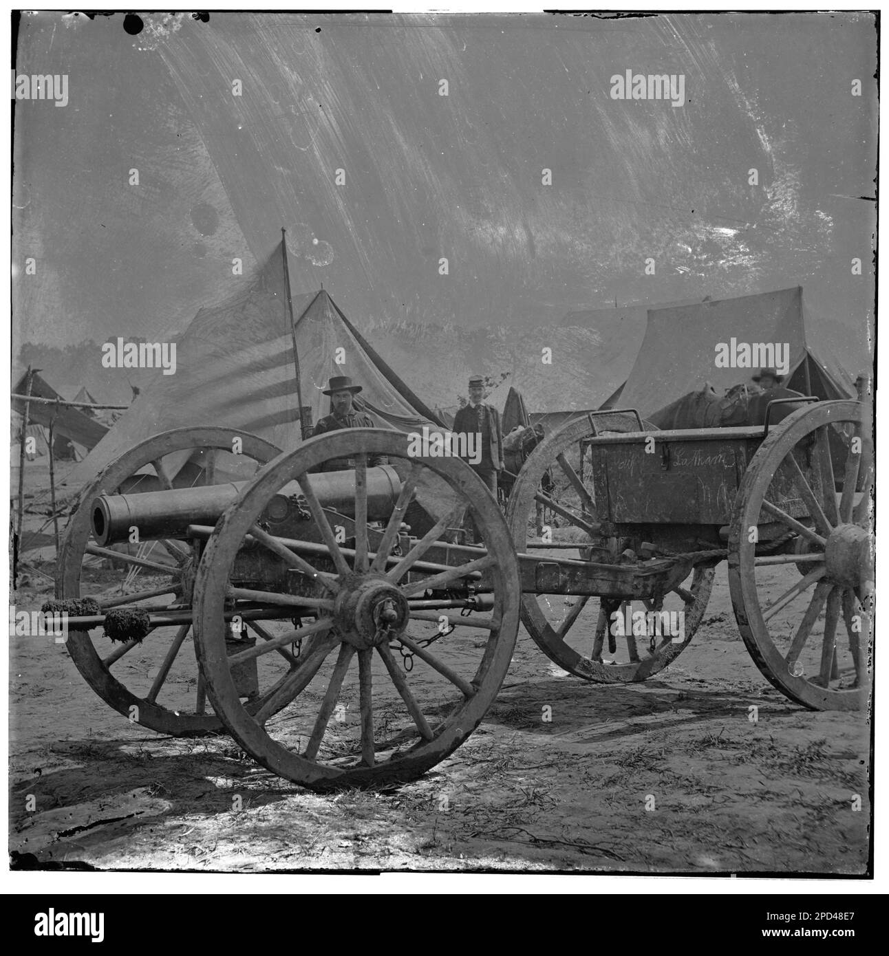 Hanover Court House, Virginia (vicinity). 12-pdr. Howitzer captured by ...