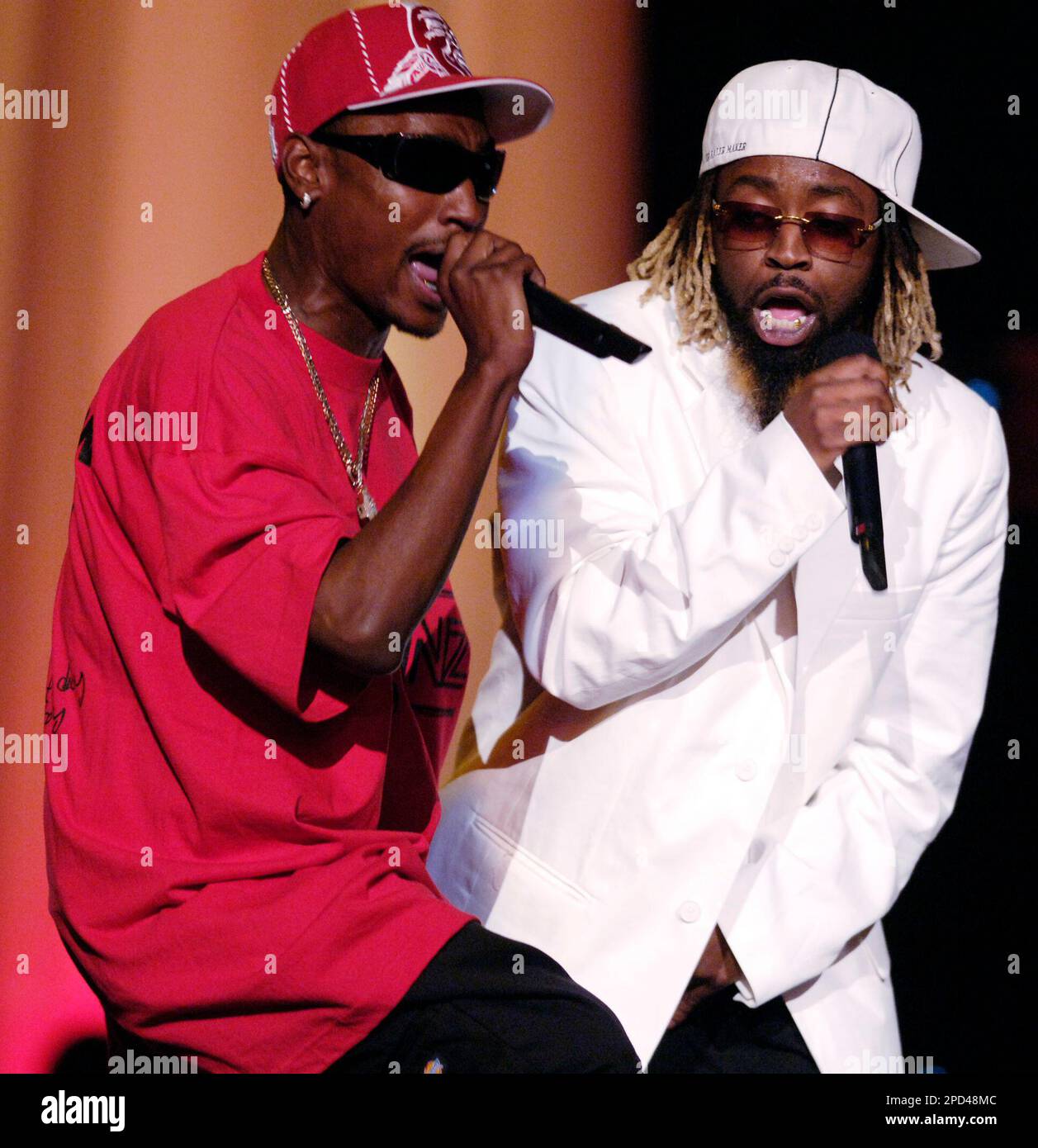 D-Roc, left, and Kane of the Ying Yang Twins perform during the 2006 ...