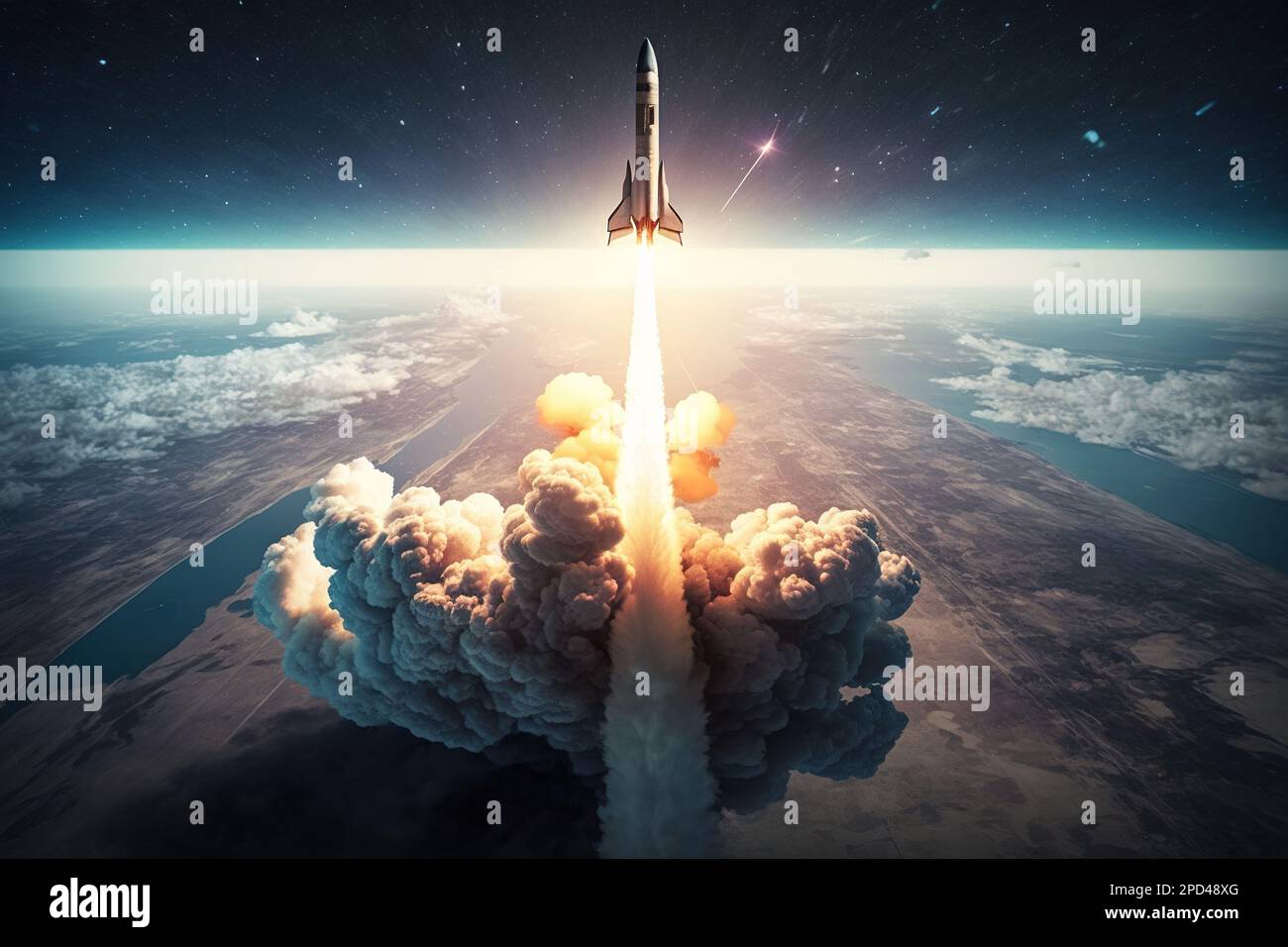 Nuclear missile impact hi-res stock photography and images - Alamy