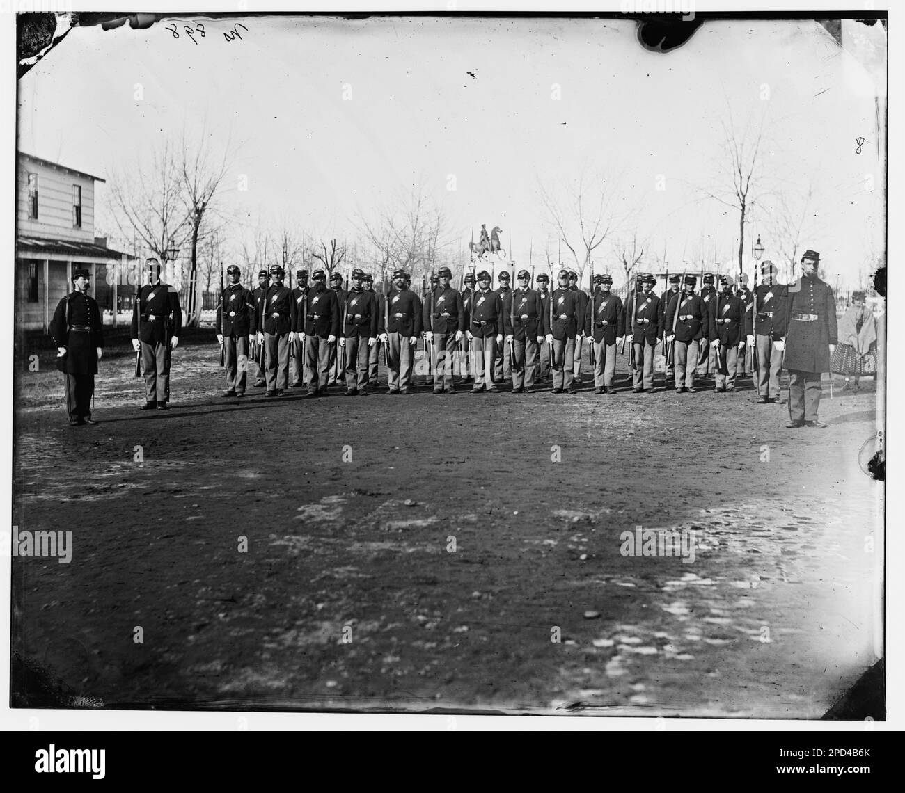 Washington, District of Columbia. Company H, 10th i.e. 9th U.S. Veteran ...