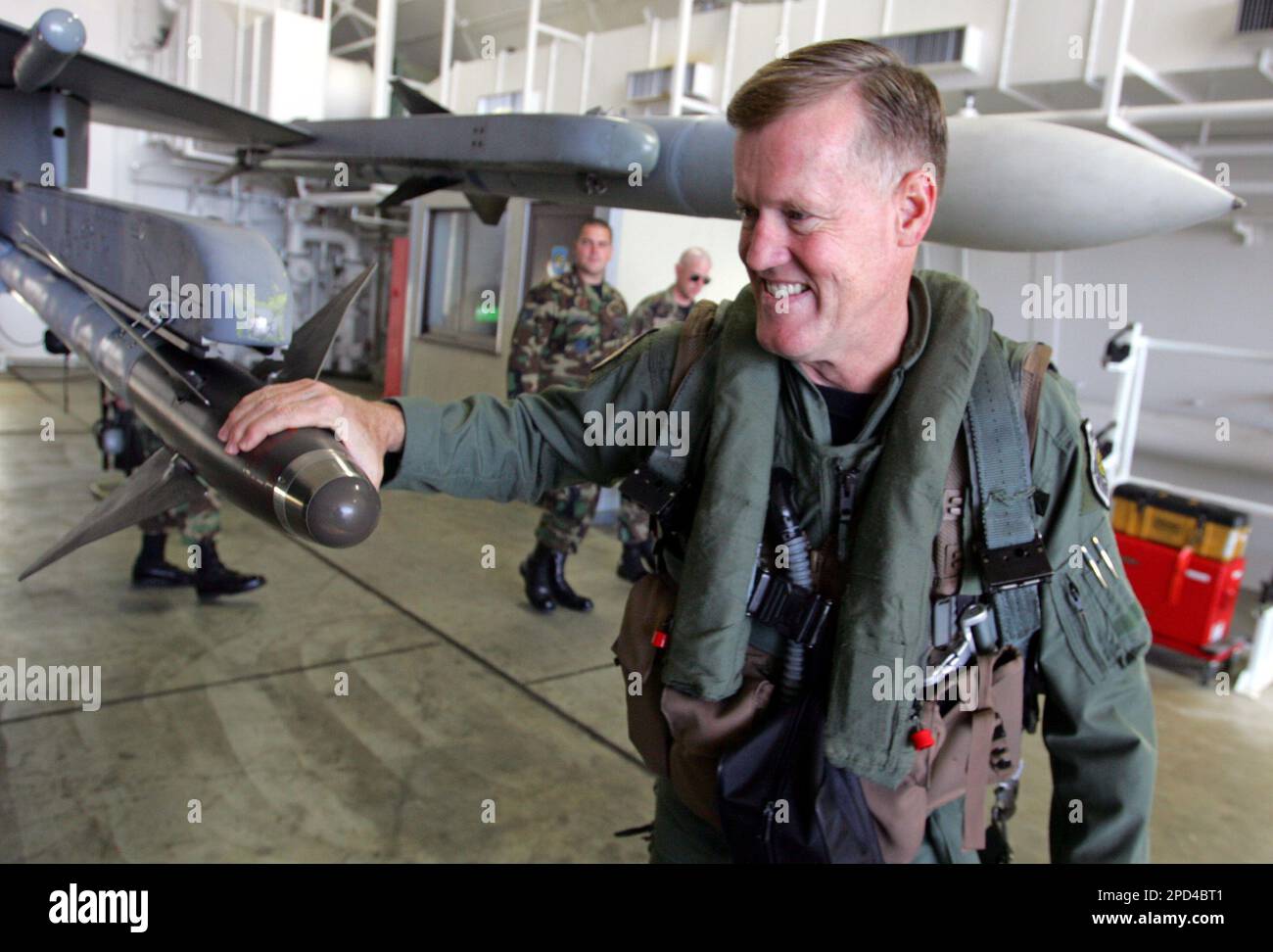 ** ADVANCE FOR SUNDAY MAY 7 ** Lt. Gen. Bruce Wright, commander of the ...
