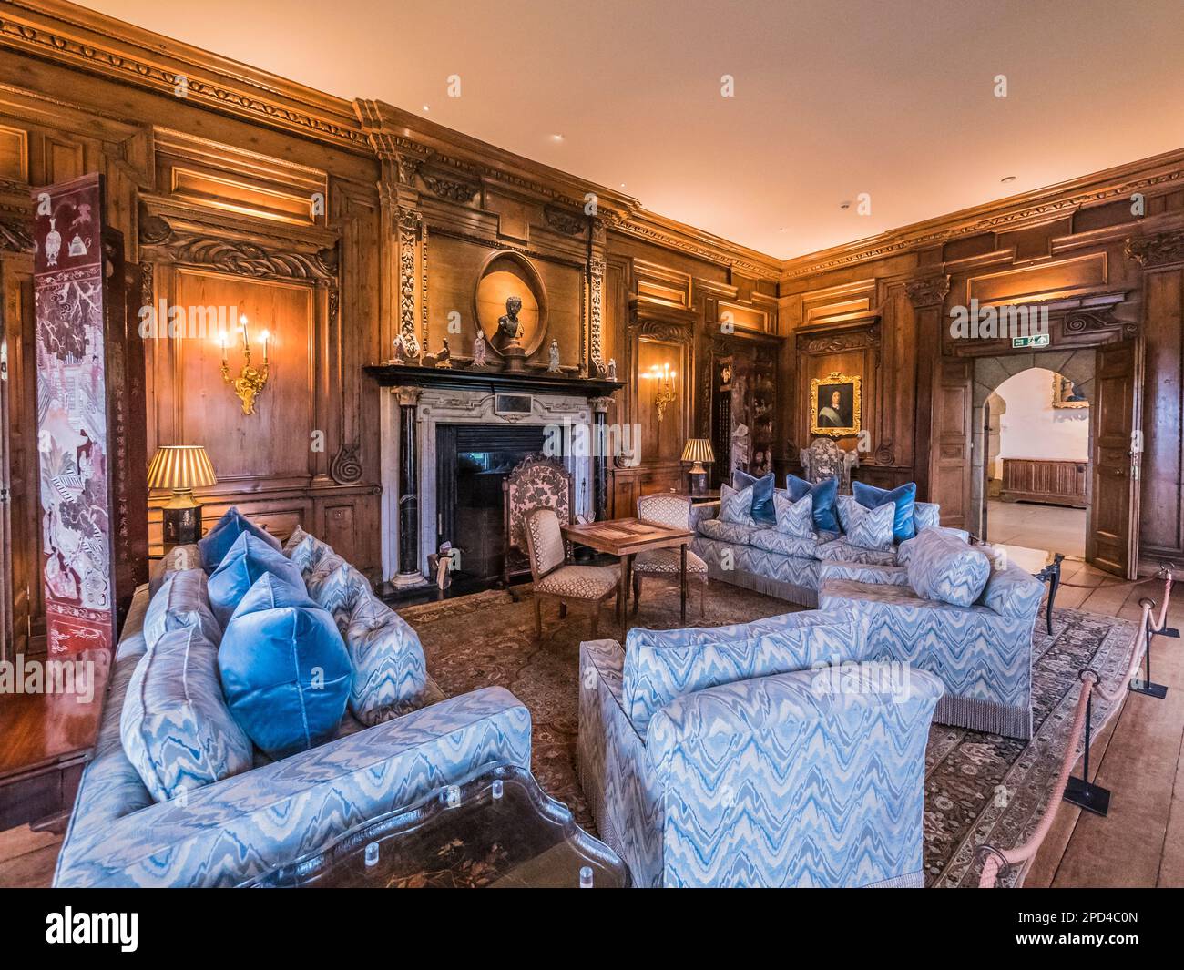 Leeds castle interior design hi-res stock photography and images - Alamy