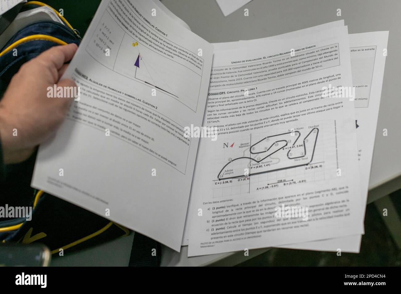 The PAU pilot test carried out by the students of a 1st Baccalaureate ...