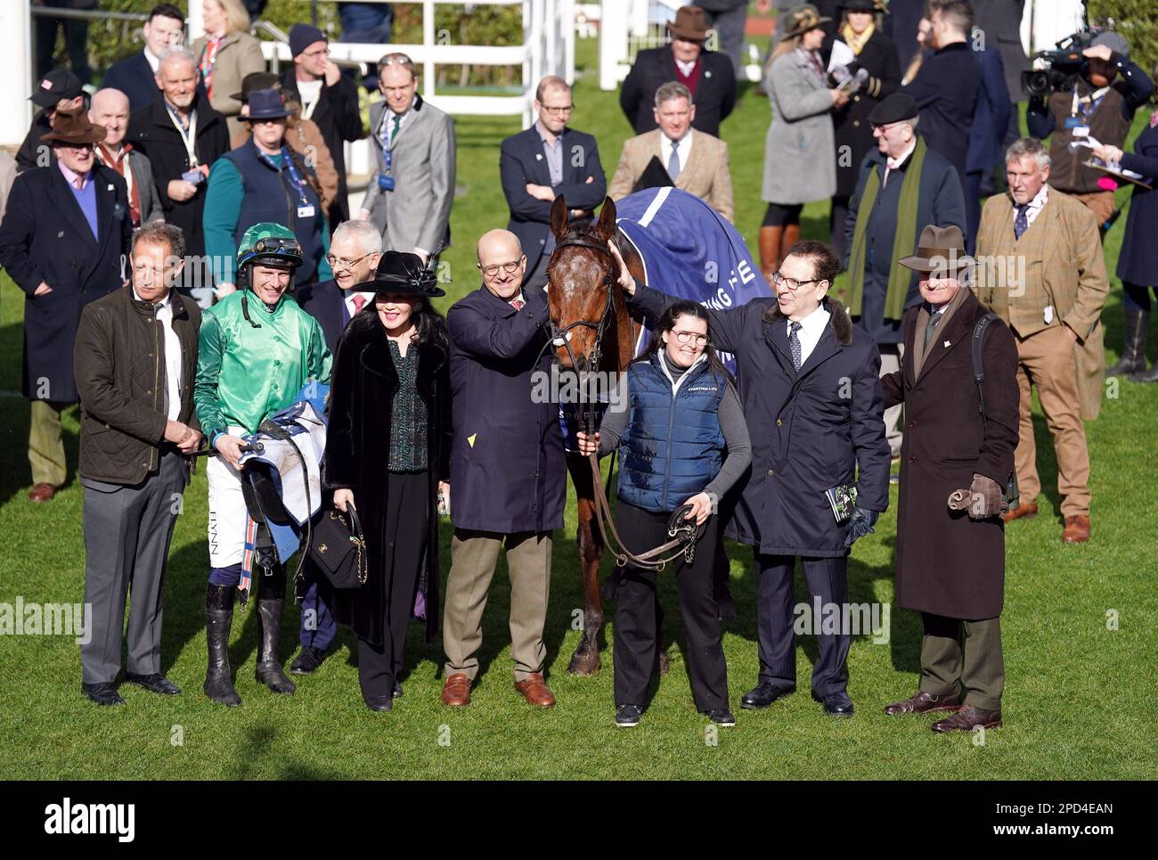 Jockey Paul Townend, trainer Willie Mullins and connections after ...