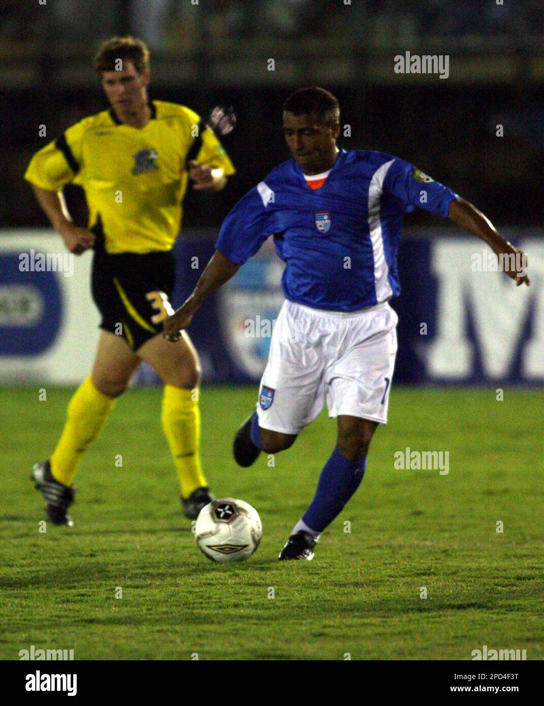 Miami FC's Romario kicks the ball during a United Soccer Leagues game ...