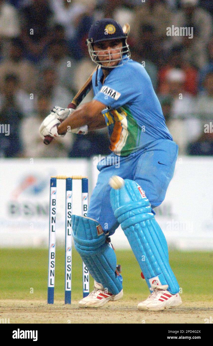 Indian cricketer Reetinder Singh Sodhi in action during the final of ...
