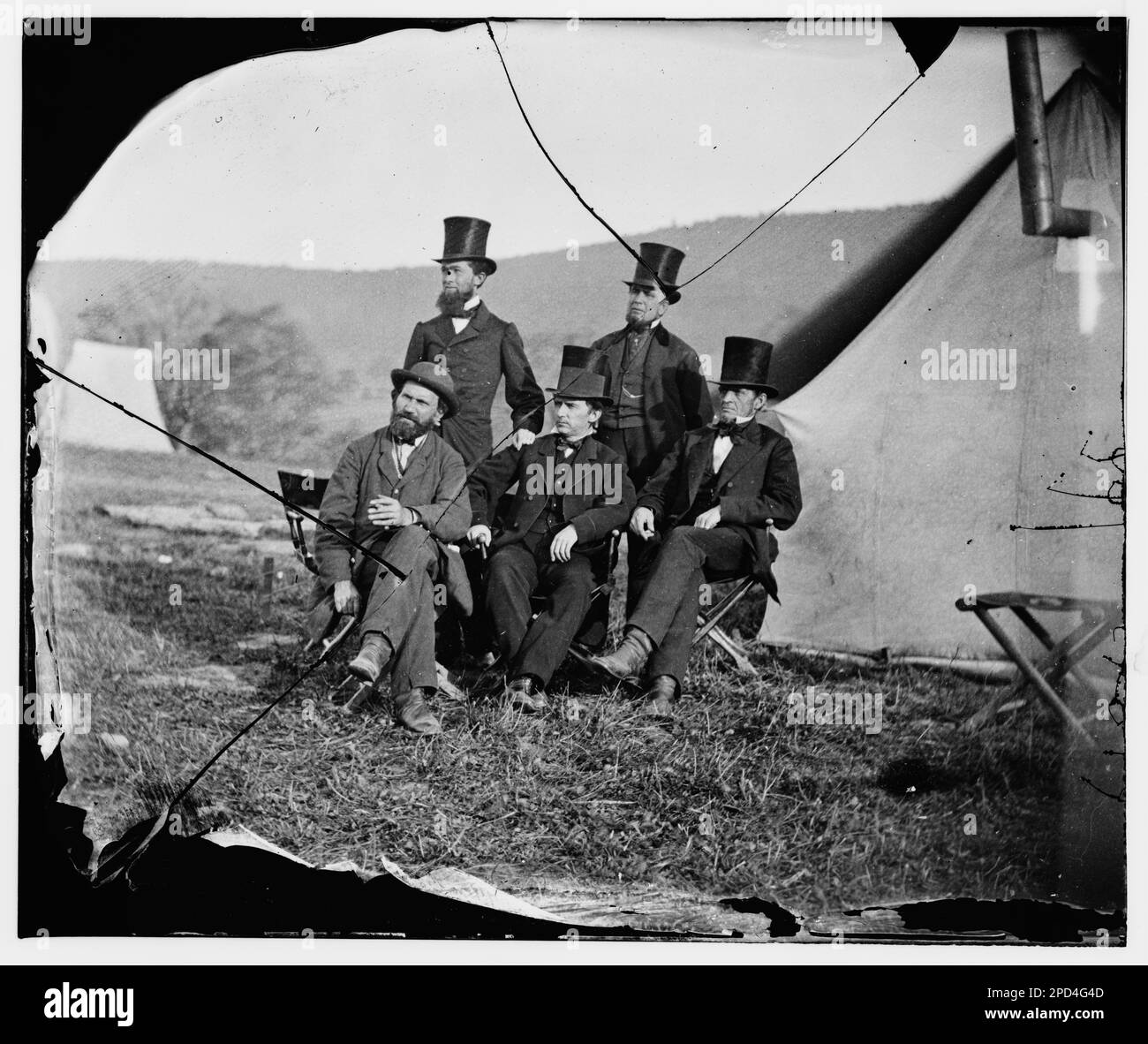 Antietam, Maryland (vicinity). Maj. Allan Pinkerton, Secret Service ...